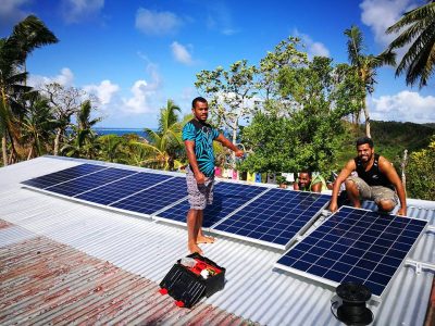 Solar System Completed in Vacalea Kadavu - Solar Fiji