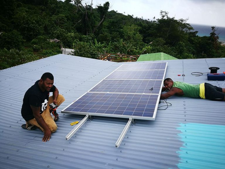 Solar System Installation Completed in Koro Island - Solar Fiji