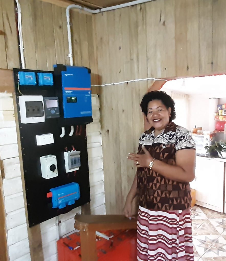 Solar System Completed in Moala, Lau Island - Solar Fiji