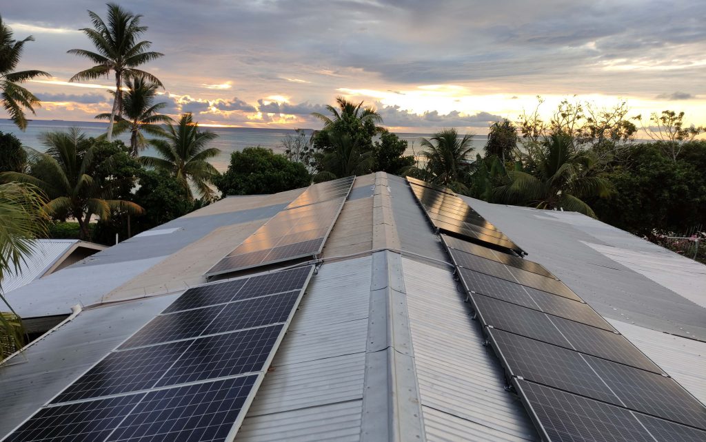 Hybrid Solar System in Tuvalu - Solar Fiji