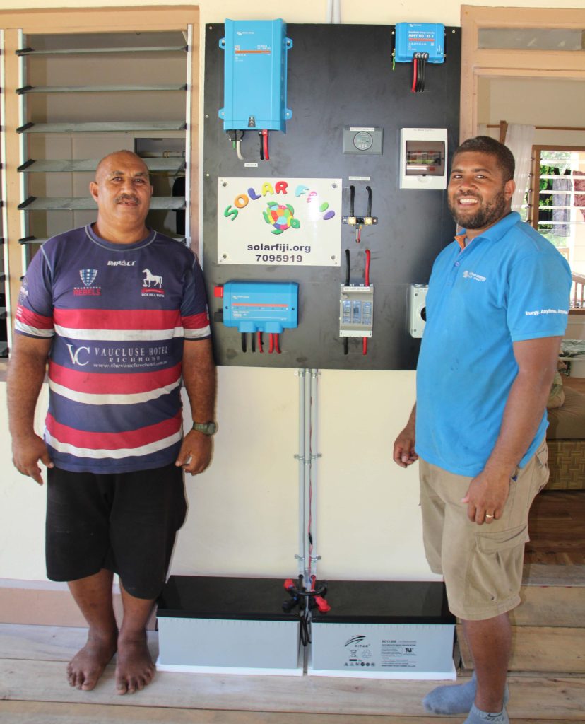 0.74kWp Offgrid Solar System in Oinafa, Rotuma - Solar Fiji